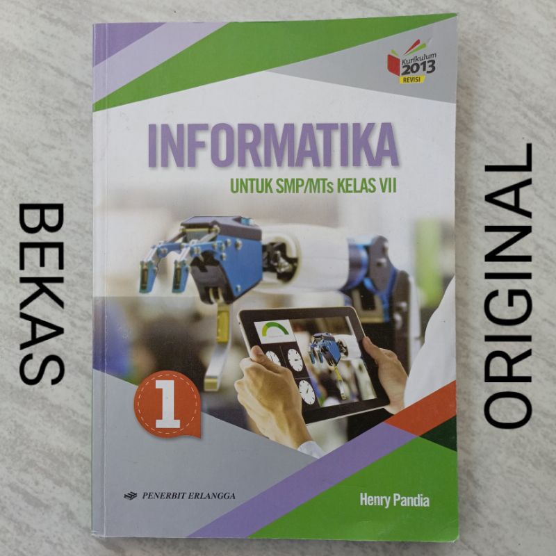 Jual Buku Informatika TIK Teknologi Informasi Komunikasi Kelas 7 VII 1 I SMP MTS Penerbit ...