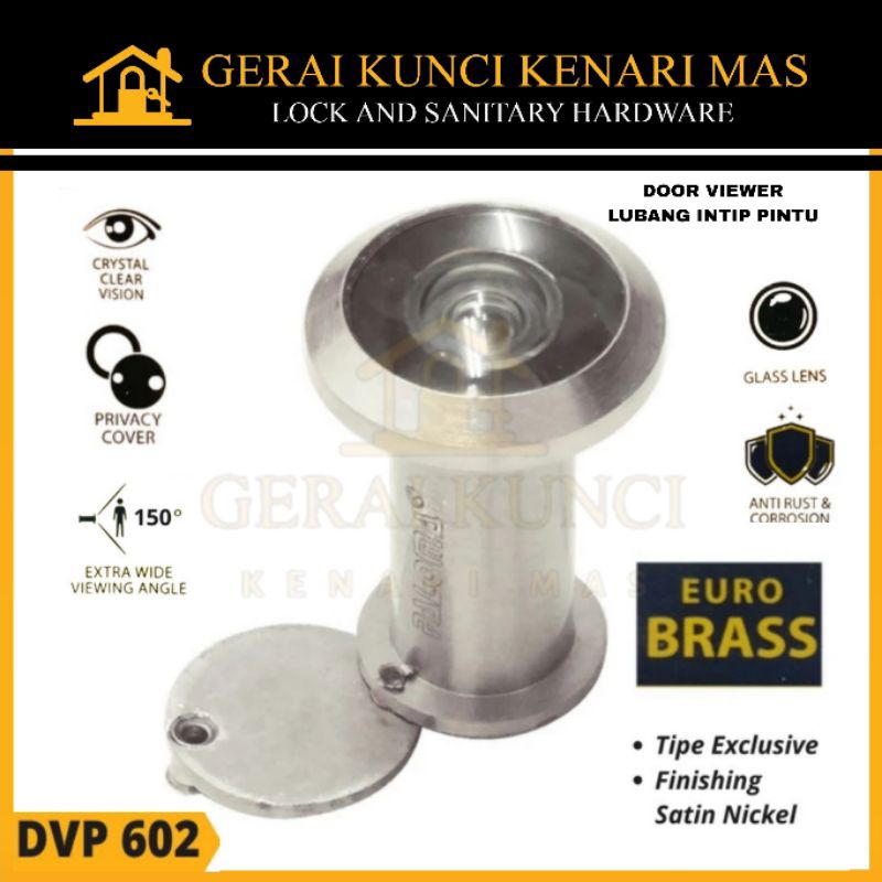 Jual PALOMA Lubang Intip Pintu Door Viewer 200 Derajat DVP 602 | Shopee ...
