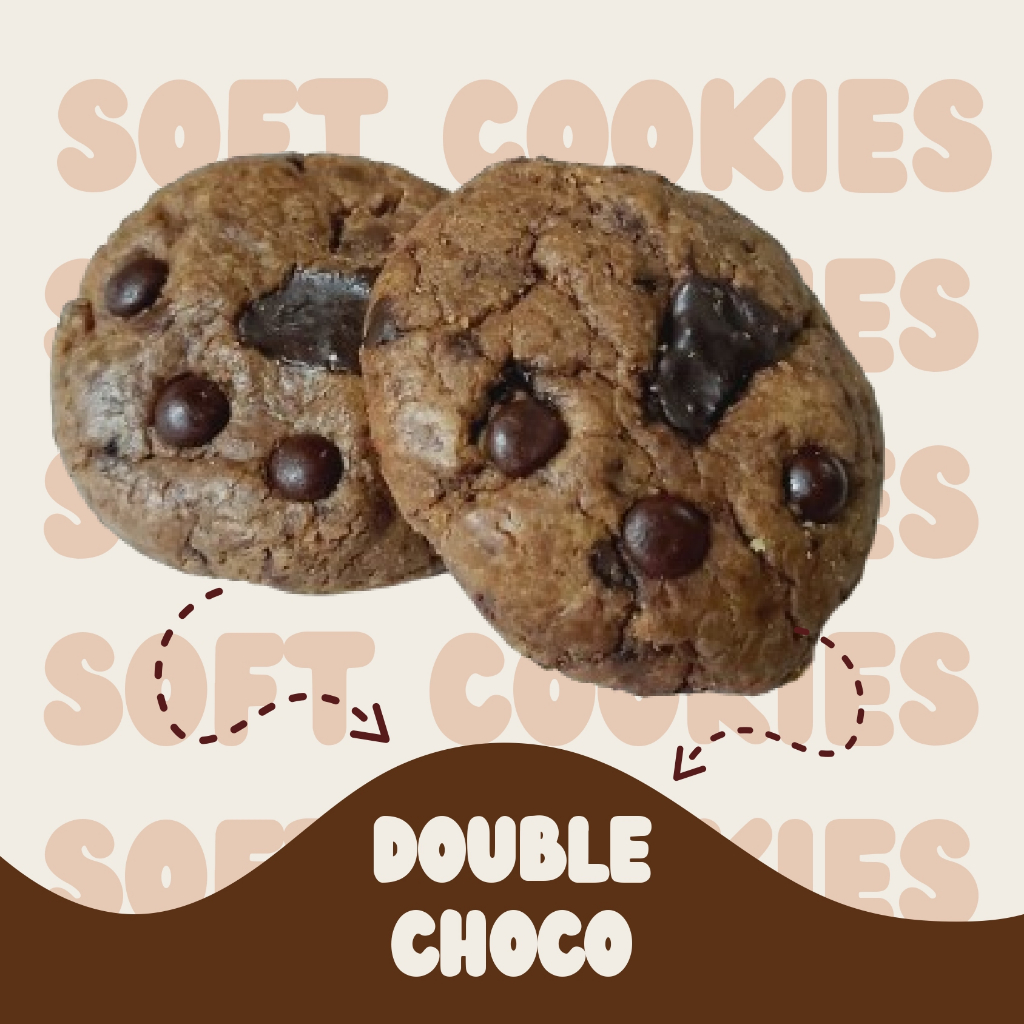 Jual BEST SOFT COOKIES - COZY Buy 7 Cookies Get 1 DOUBLE CHOCO (Min ...