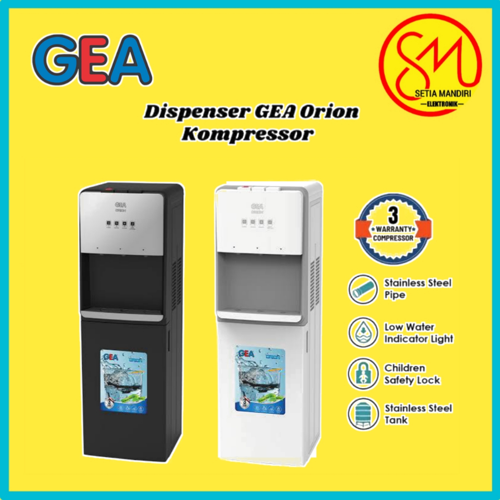 Jual WATER DISPENSER GEA ORION GALON BAWAH KOMPRESSOR | Shopee Indonesia