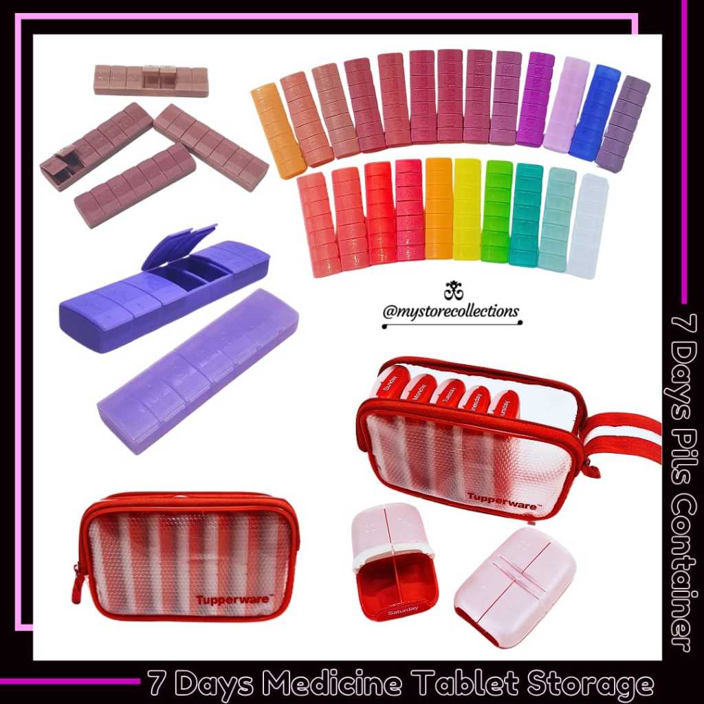 Jual 7 Seven Days Pill Container ☆ Indo - Import ( Tempat Obat ) Tupwr ...