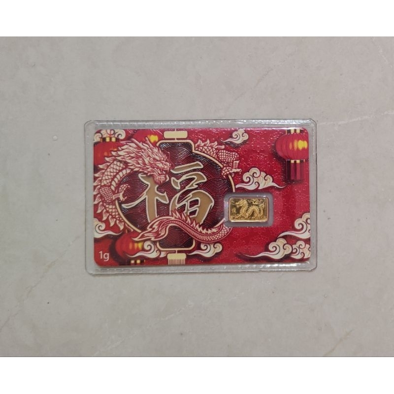 Jual Logam Mulia King Halim 1 Gram Series Chinese Zodiac Dragon ...