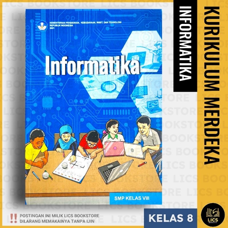 Jual Buku Informatika TIK Siswa Kelas 8 SMP / MTS Kurikulum Merdeka KURMER | Shopee Indonesia