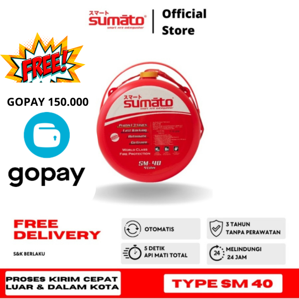 Jual Sumato - Smart Fire Extinguisher Alat Pemadam Api Otomatis SM 40 ...