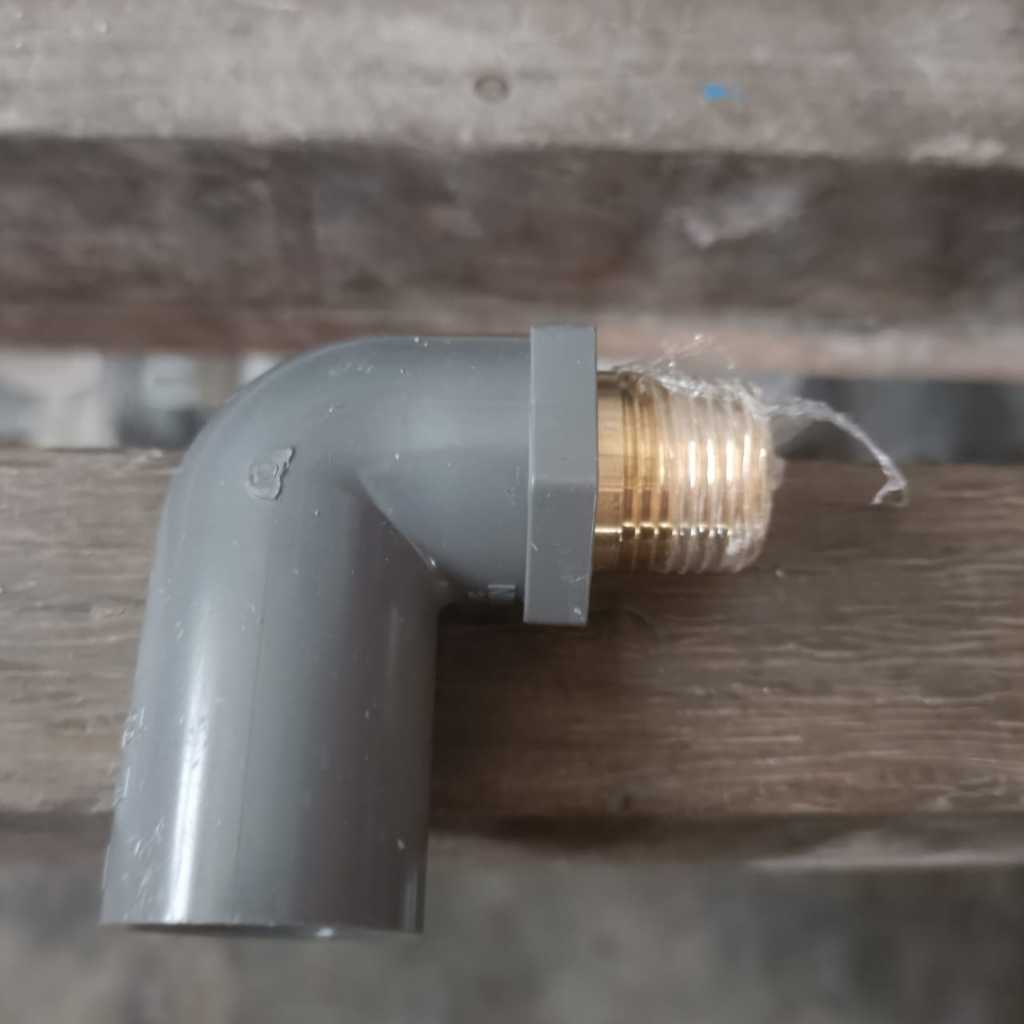 Jual Elbow Drat Luar AW 1/2" Inch Kuningan / Valve Elbow / Knee Drat Luar PVC | Shopee Indonesia