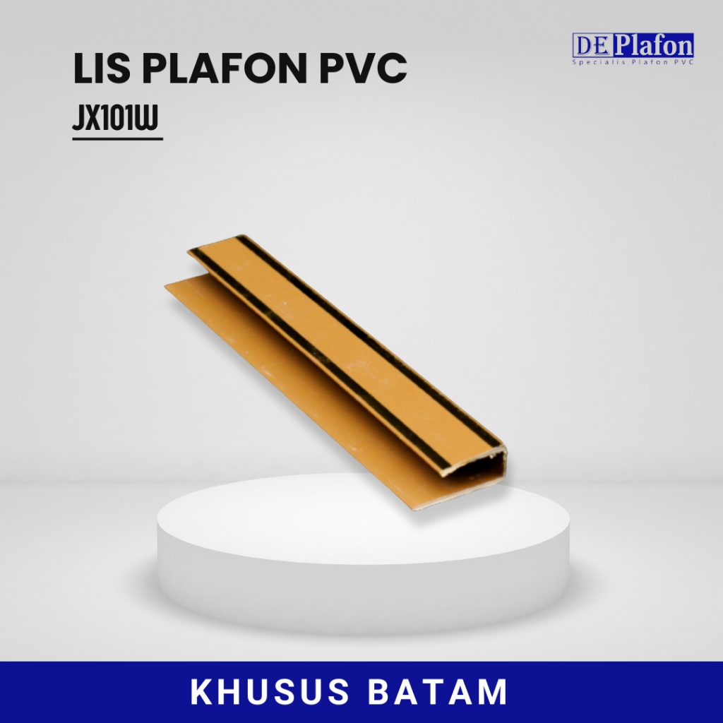 Jual Lis PVC Lis Keliling Lis Sambung Lis Siku | DE Plafon Batam ...