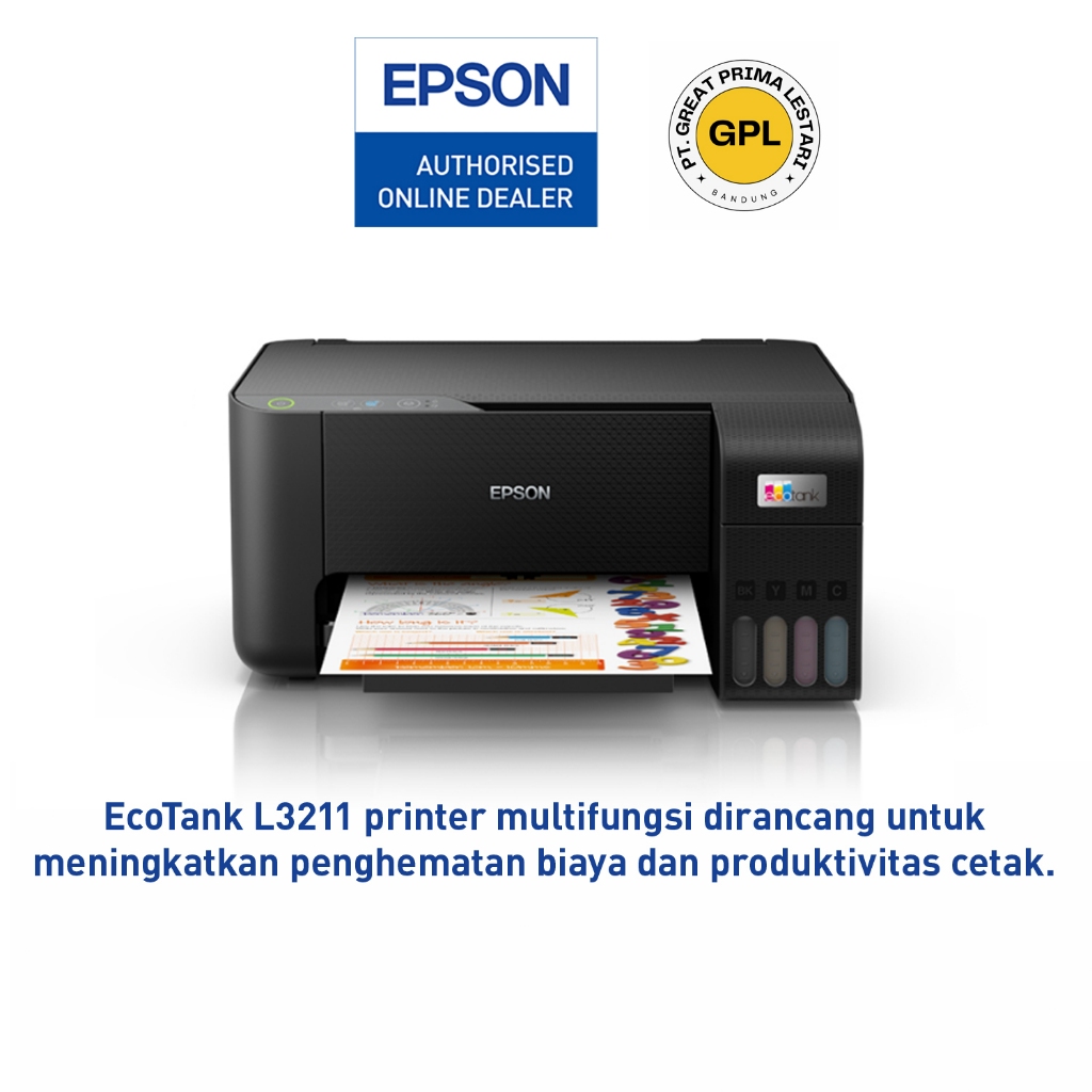Jual Printer Epson L3211 L 3211 L-3211 TKDN Print Scan Copy - Epson EcoTank L3211 A4 All-in-One ...