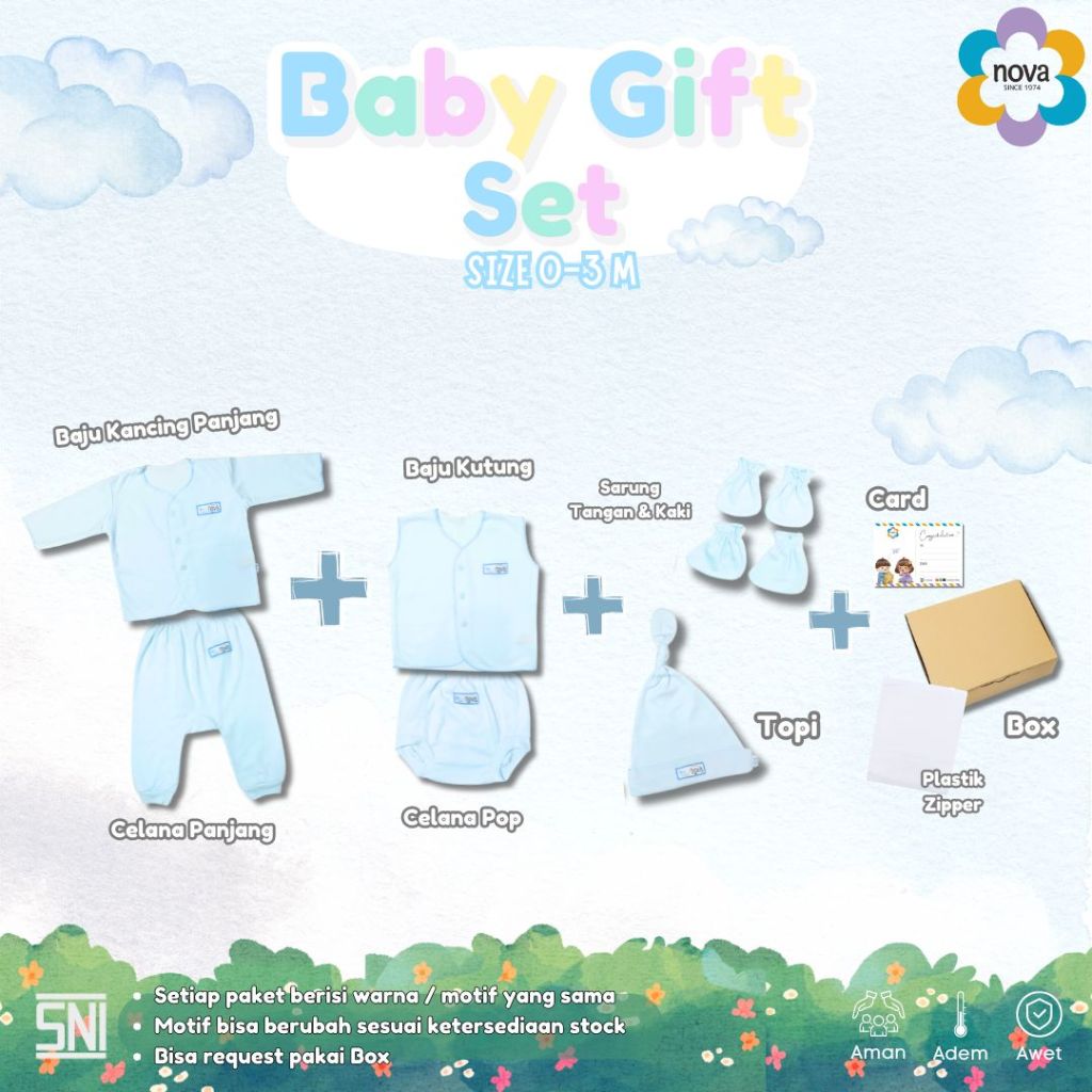 Jual NOVA Gift Set - Paket Bayi Newborn - Paket Bayi Perempuan dan Laki ...