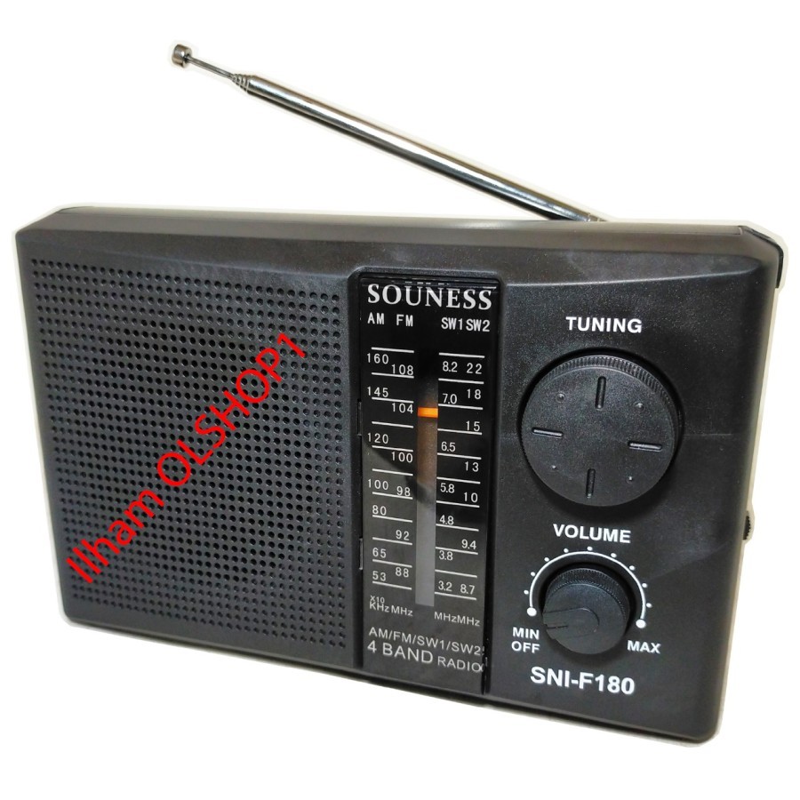 Jual RADIO RODJA SOUNESS F-180 AM-FM PORTABLE | Shopee Indonesia
