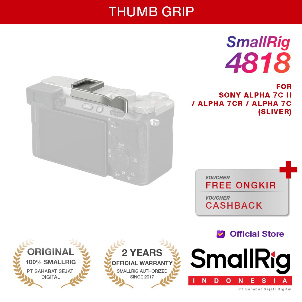 Jual SmallRig Thumb Grip for Sony Alpha 7C II / Alpha 7CR / Alpha 7C ...