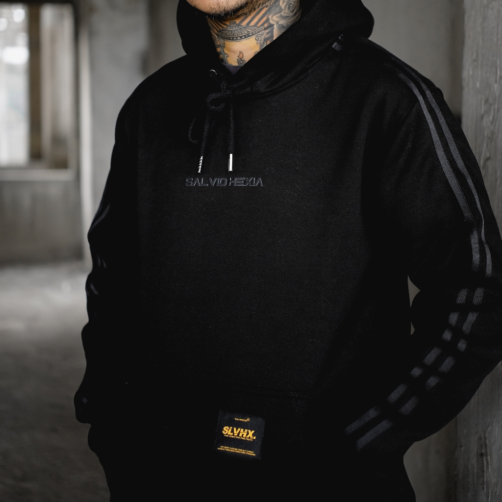 Jual Salvio Hexia Hoodie Futura Black on Black | Shopee Indonesia