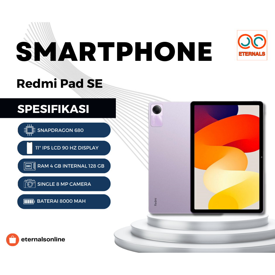 Jual Redmi Pad SE 4/128 GB Garansi resmi | Shopee Indonesia
