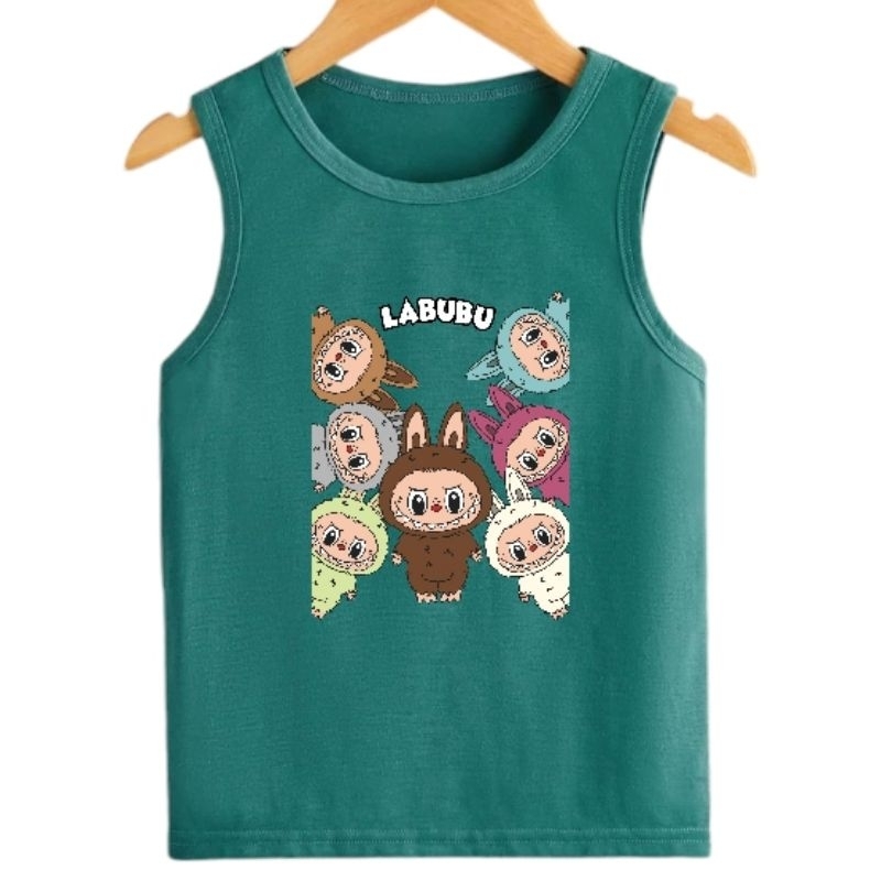 Jual singlet anak labubu cowok cewek usia 2-10 tahun lekbong tanktop ...