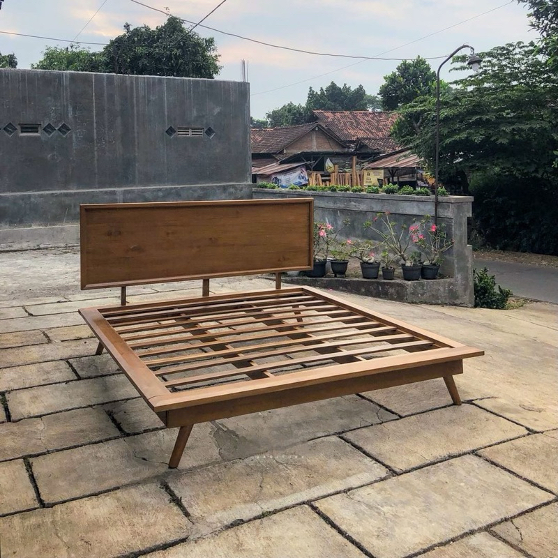Jual Dipan Kasur Minimalis Dipan Kasur Modern Dipan Kasur Retro Kayu ...