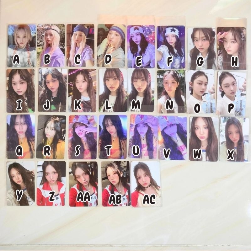 Jual New Jeans Pc Official Photocard Hanni Haerin Minji Hyein Danielle get up sg24 season ...