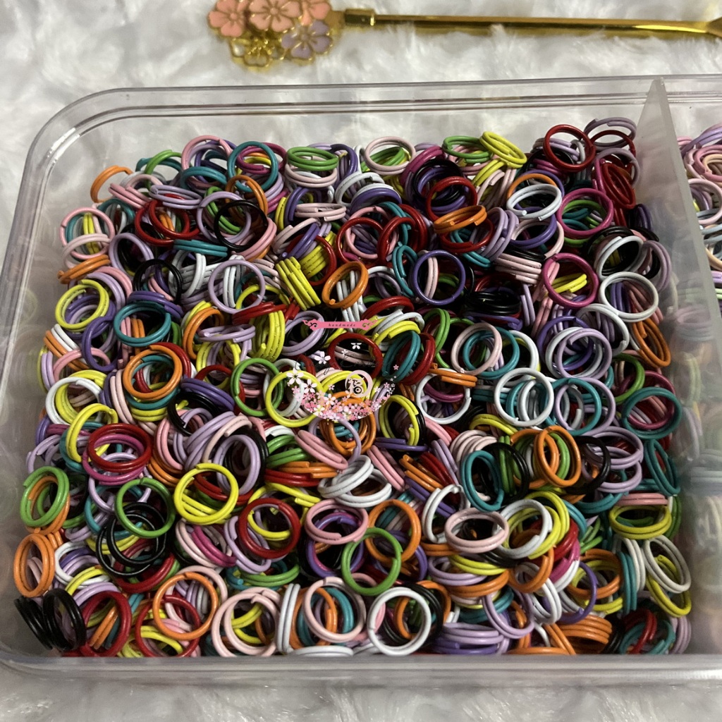 Jual Double Ring Colourfull dan Pastel - Acc gantungan Kunci - ring ...