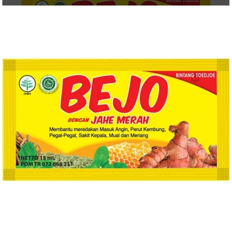 Jual bejo jahe merah 15 gr | Shopee Indonesia