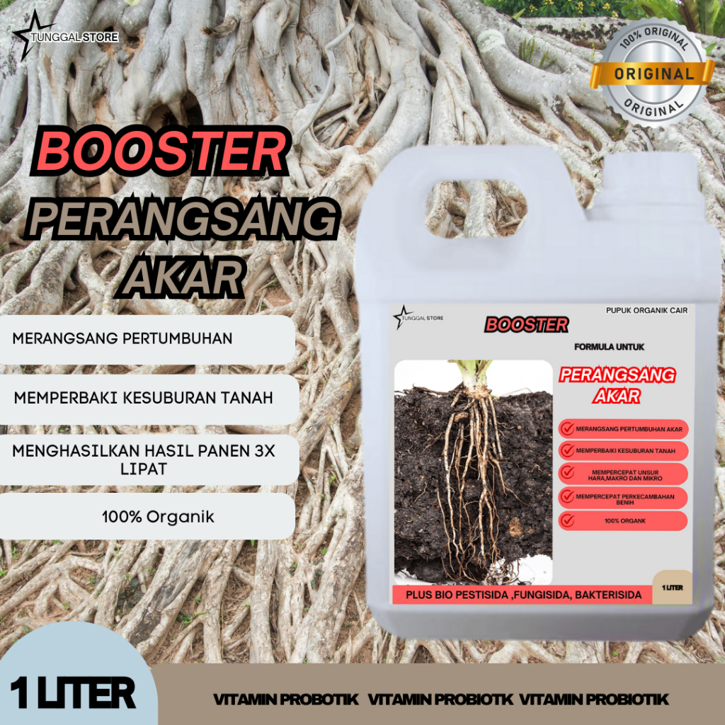 Jual Pupuk perangsan Akar 1lt / Pupuk Akar Tanaman Buah / Pupuk Akar ...