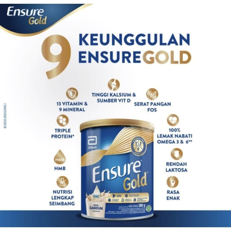 Jual Ensure Gold Gandum 380 gr | Shopee Indonesia