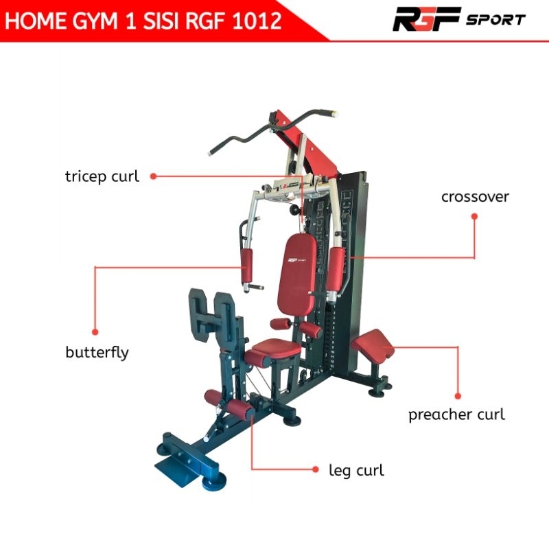 Jual Alat Fitness Home Gym Leg Press RGF SPORT - 1012 Alat Olahraga ...