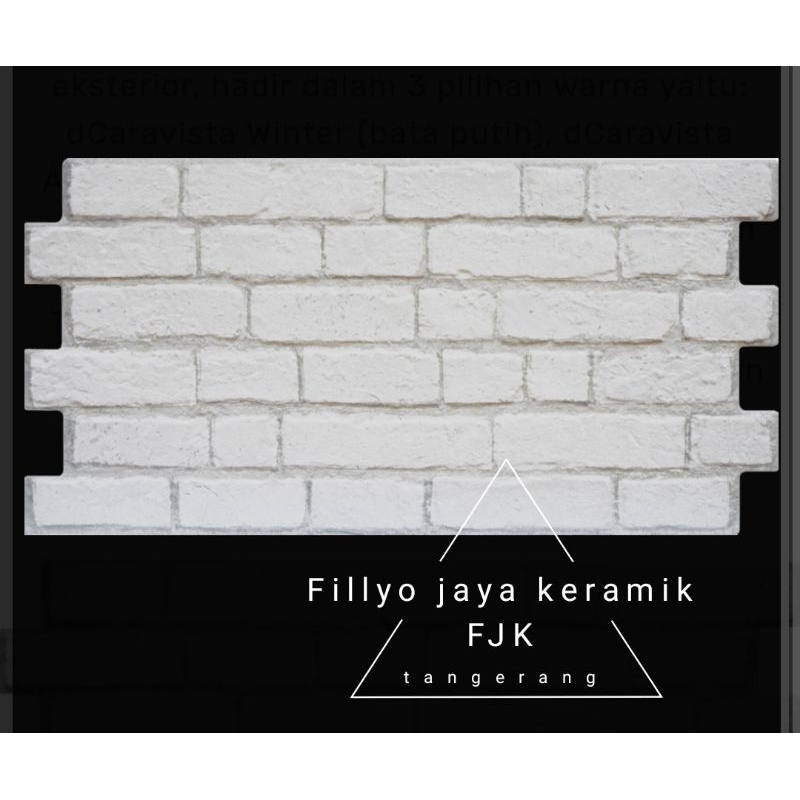 Jual Keramik Roman 30 x 60 interlok motif bata putih Grade A | Shopee ...
