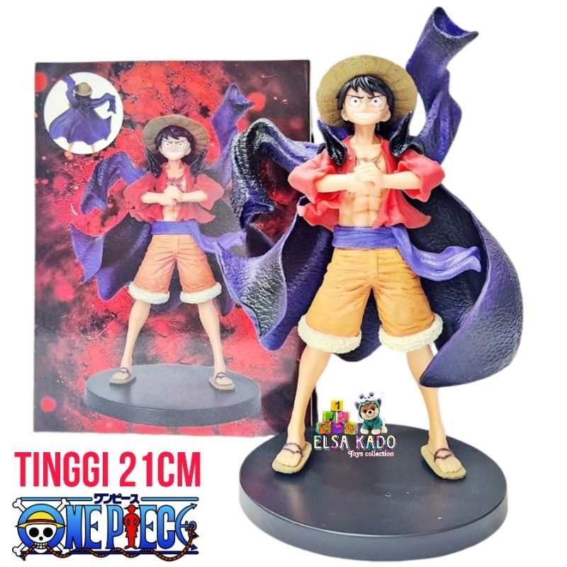 Jual One Piece Action Figure Monkey D Luffy Battle Gear Mode On Shank ...