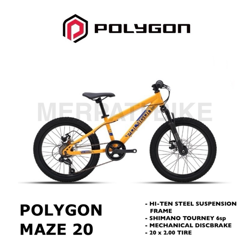 Jual Polygon Maze 20 Sepeda Anak MTB 20 Inch | Shopee Indonesia