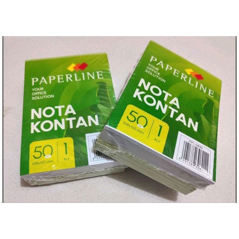 Jual NCR Nota Paperline Pack kecil PLY / NCR Pack Nota Kontan kecil ...