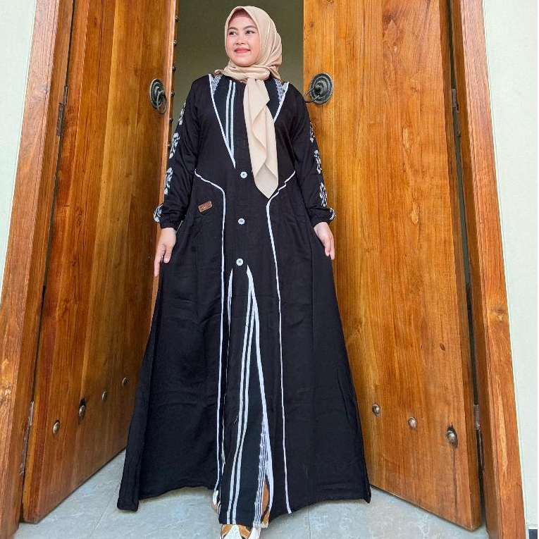 Jual Gamis Amanda Monica (Free Poch, Goodie Bag) Rayon Twill Premium ...