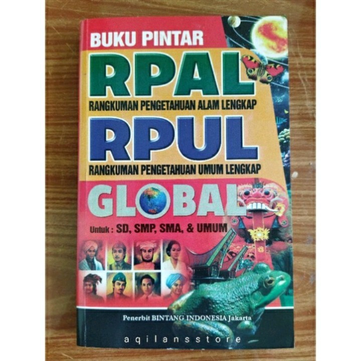 Jual Buku Pintar RPAL dan RPUL Global Untuk SD, SMP, SMA & Umum ...