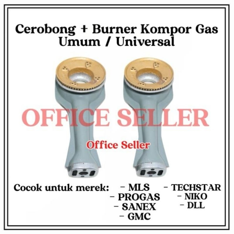 Jual CEROBONG + BURNER KOMPOR GAS UMUM / UNIVERSAL | CORONG MULTI RRT ...
