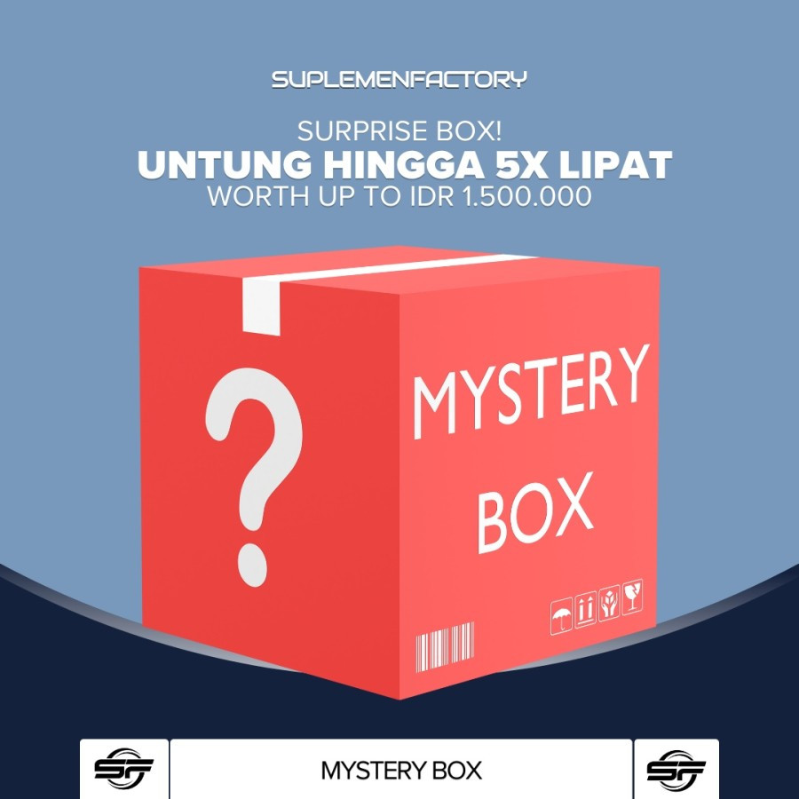 Jual SURPRISE BOX SUPLEMEN WHEY GAINER BCAA CREATINE ! UNTUNG HINGGA 5X ...