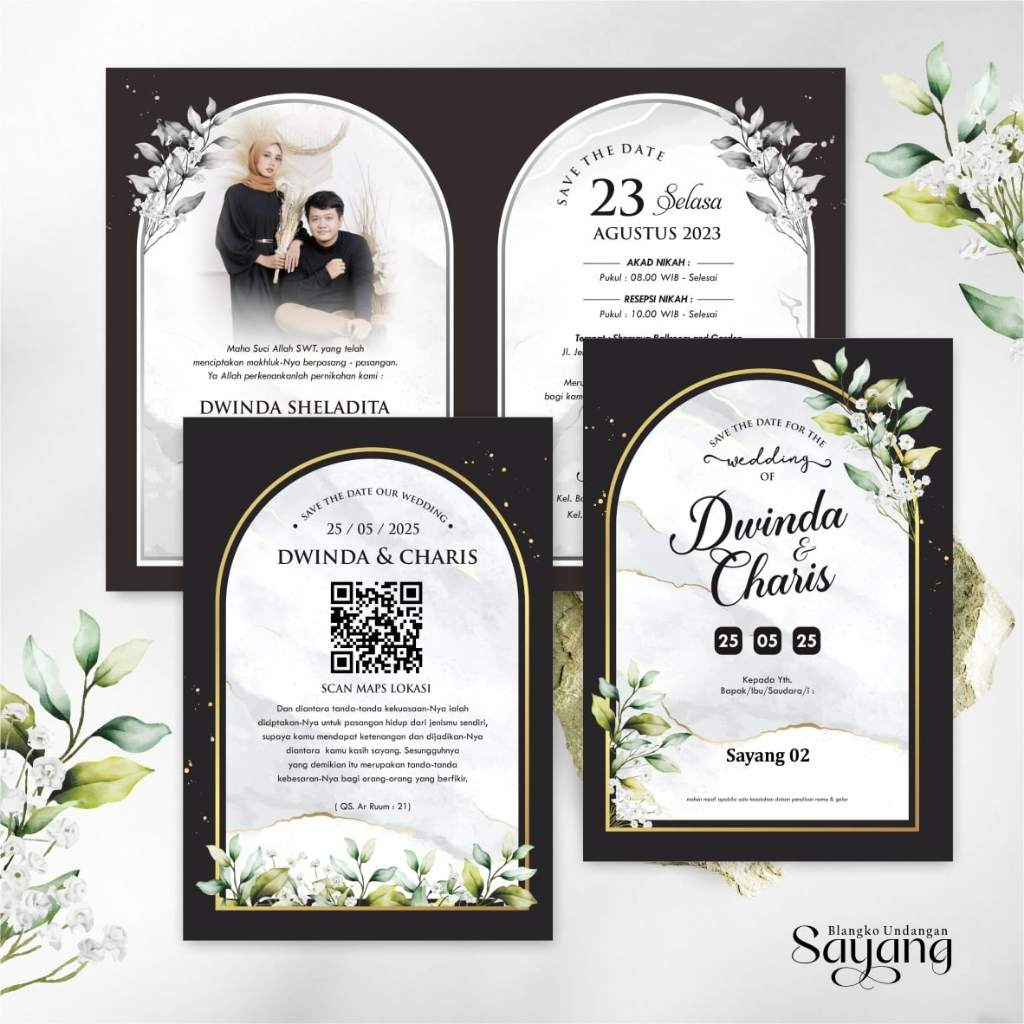 Jual Blangko Undangan Sayang 02 | Blangko Undangan | Undangan Murah ...