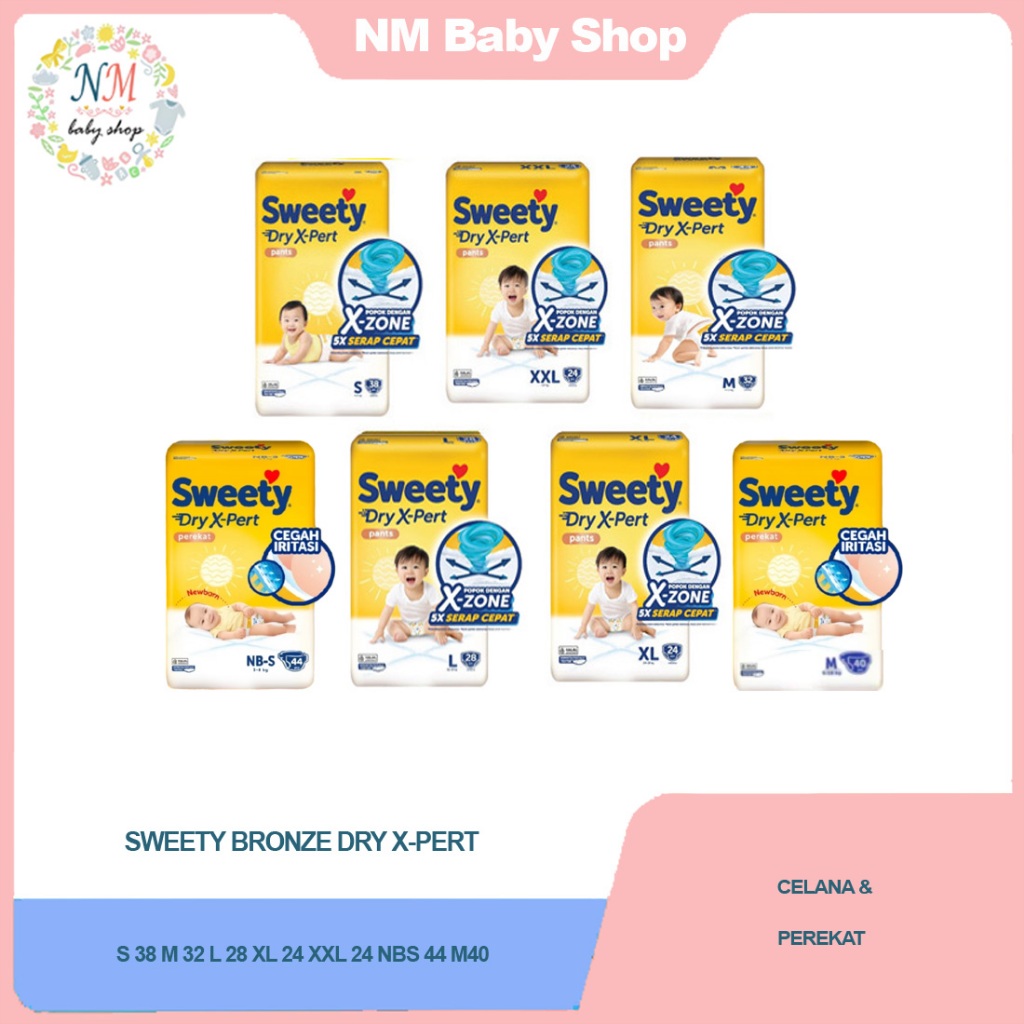 Jual SWEETY BRONZE TAPE NBS 44 M 40 PANTS S 38 M 32 L 28 XL 24 XXL 24 ...