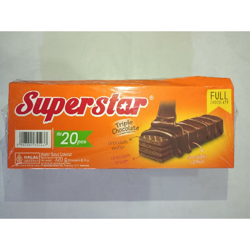 Jual Superstar Full Chocolate Isi 20 Pcs @ 16g | Shopee Indonesia
