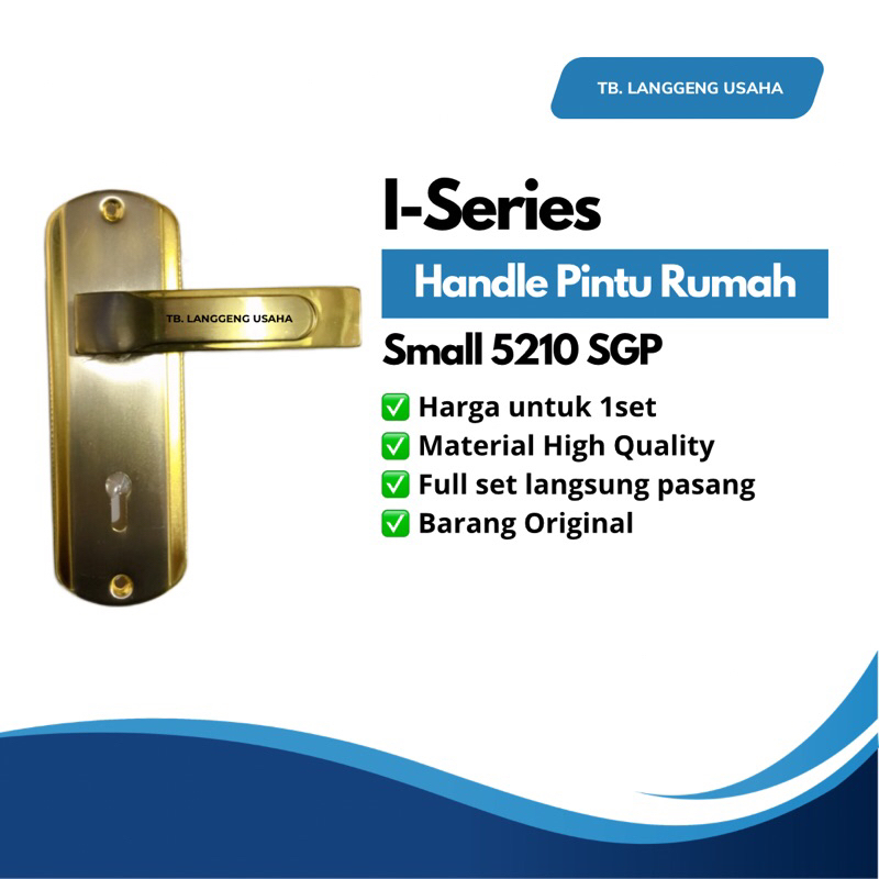 Jual LU HANDLE PINTU TOP i-SERIES 5210 SGP Handle Kunci Pintu Rumah ...