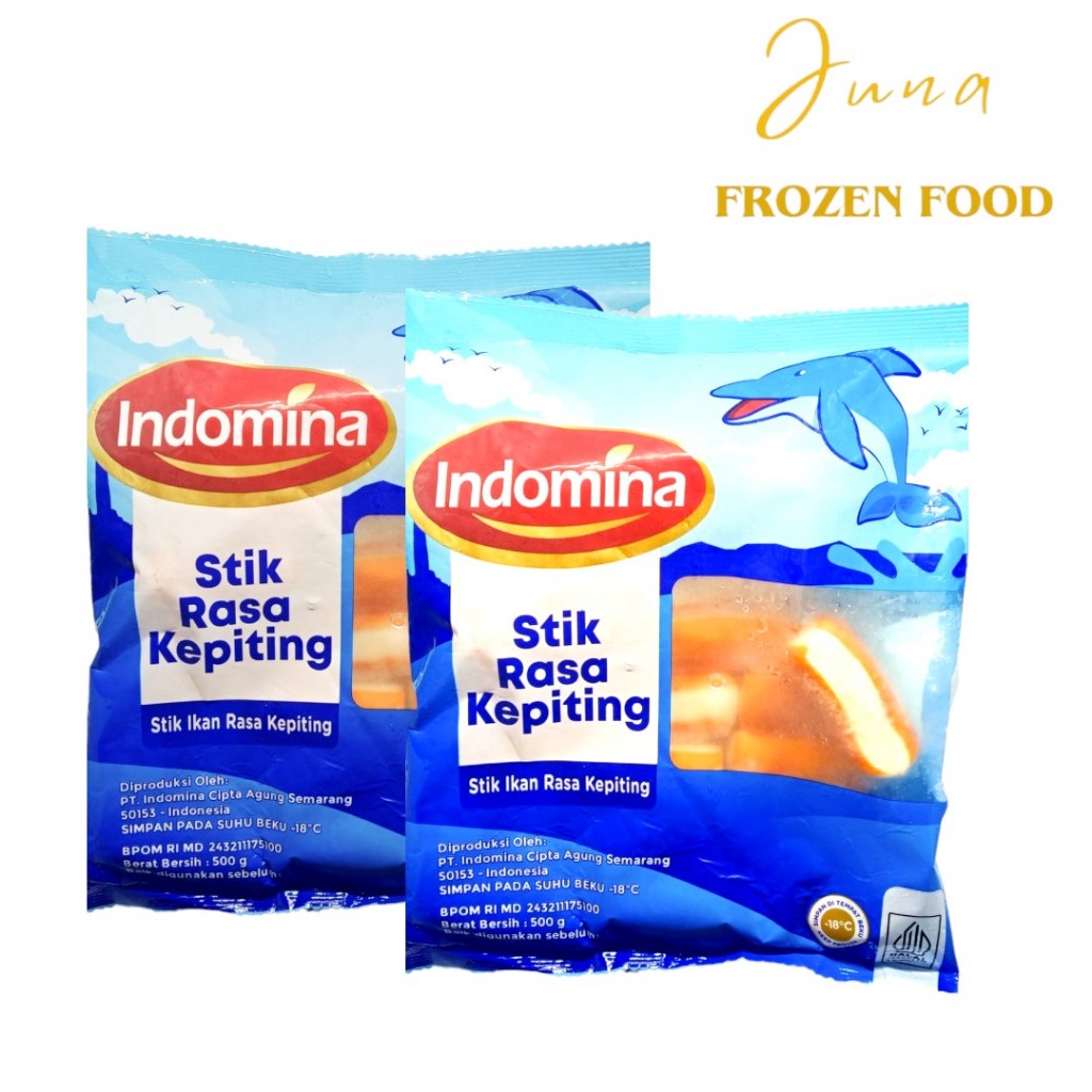 Jual INDOMINA STICK IKAN RASA KEPITING 500 Gr | Shopee Indonesia
