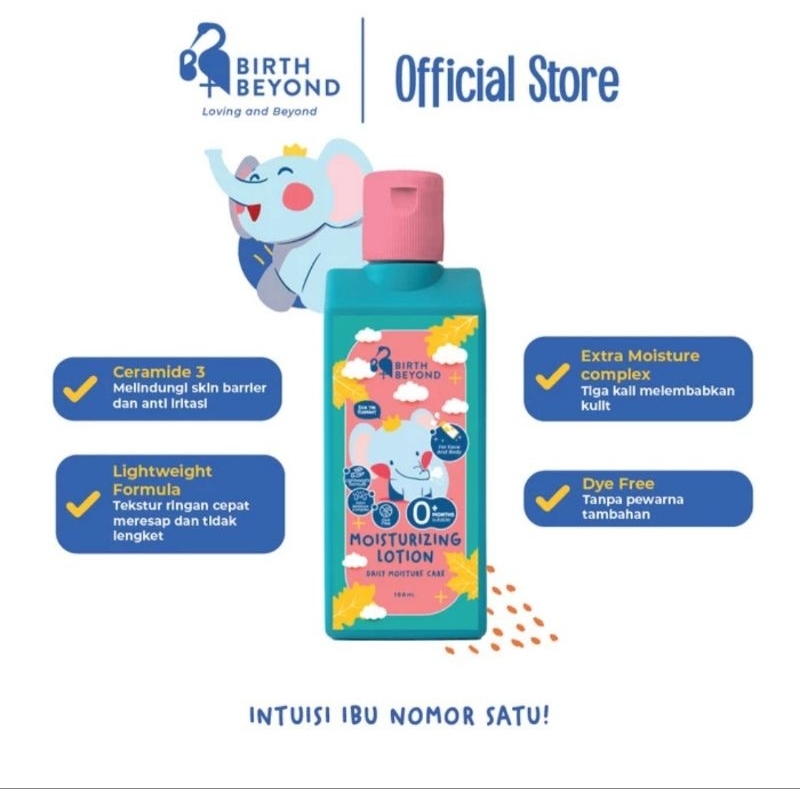 Jual Birth Beyond Moisturizing Lotion 100ml | Shopee Indonesia