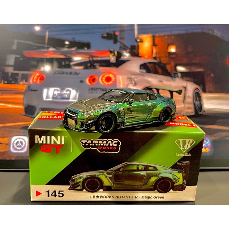 Jual Mini GT x Tarmac Works - LBWK Nissan GTR R35 Magic Green | Shopee ...