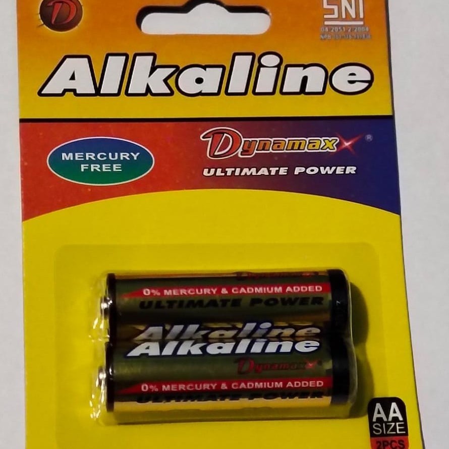 Jual Baterai Alkaline Dynamax Aa Ultimate Power Harga 2 Biji Baterai