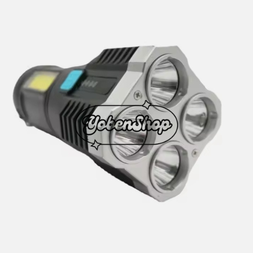 Jual Bohlam Lampu Senter 4 LED Super Terang jarak Jauh Anti Kabut ...