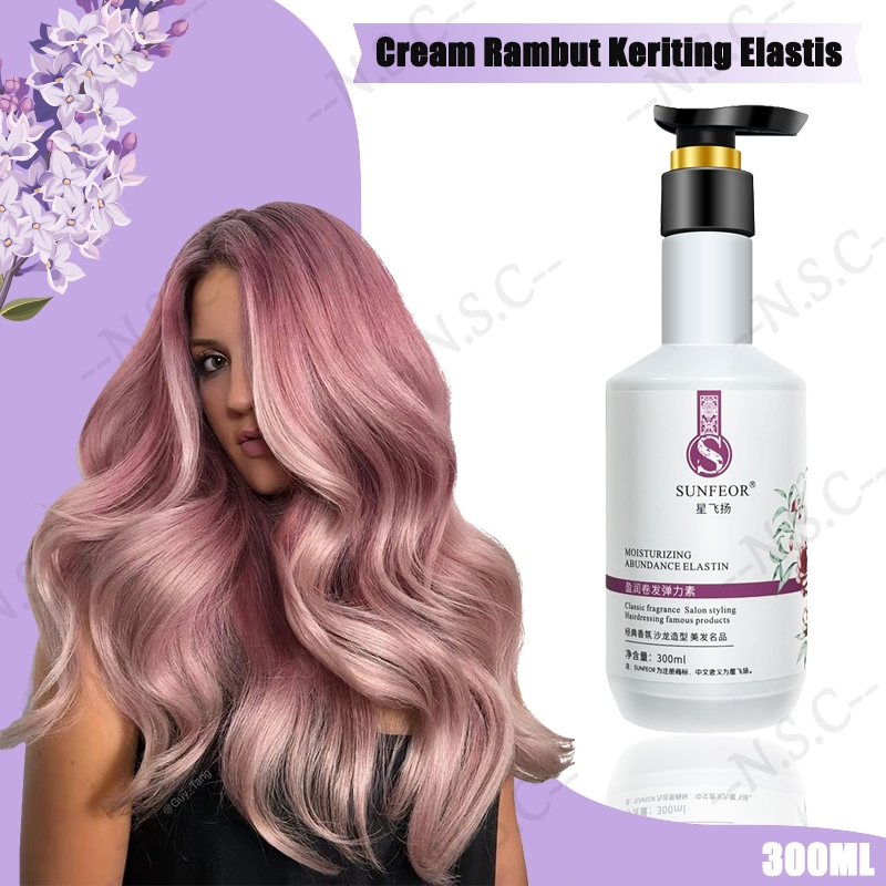 Jual Cream Rambut Keriting Elastis 300ml Curly Hair Tidak Lengket ...