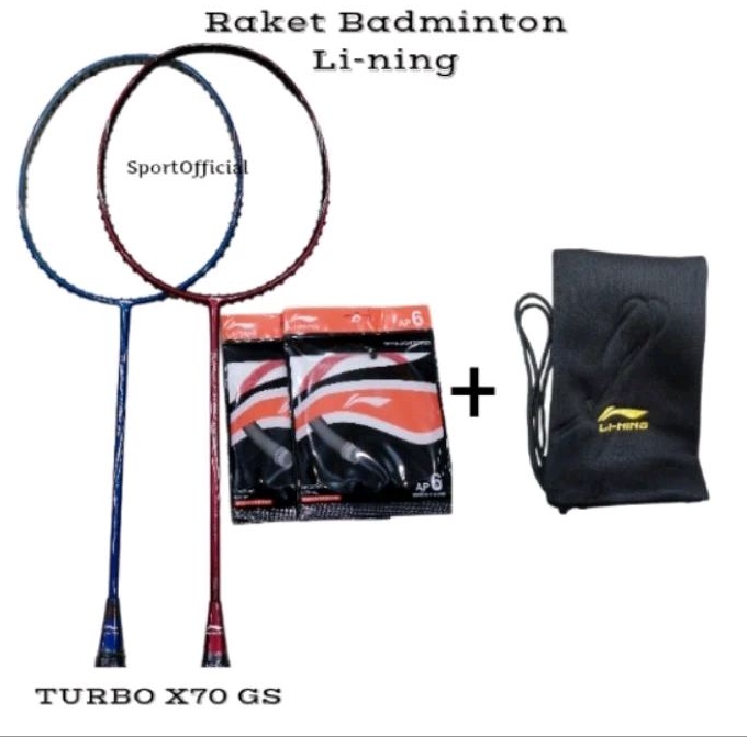 Jual Raket Badminton Li-Ning Turbo X60 G5 / X70 G5 Original | Shopee ...