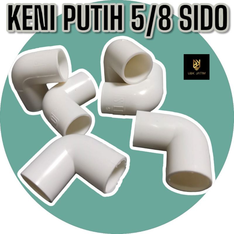 Jual KENI 5/8 SIDO PUTIH - SAMBUNGAN PIPA / FITTING PIPA PVC | Shopee ...