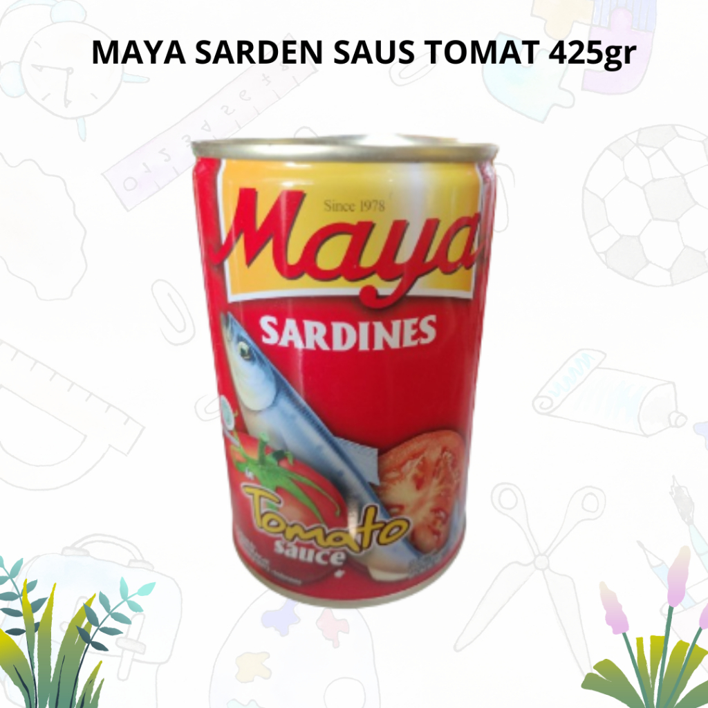 Jual MAYA SARDEN SAUS TOMAT 425gr (PCS) | Shopee Indonesia