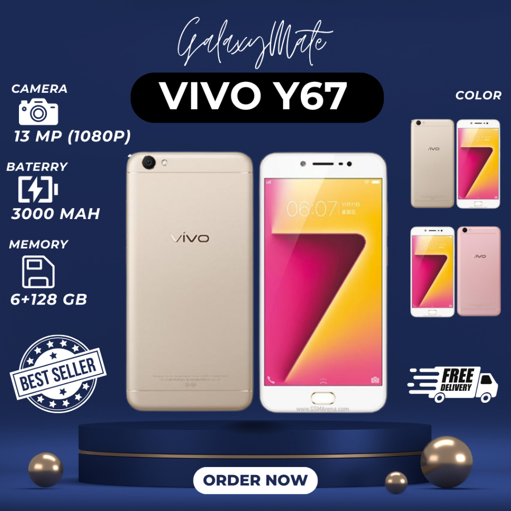 Jual VIVO Y67 RAM 6/128 GB FULLSET GARANSI | Shopee Indonesia