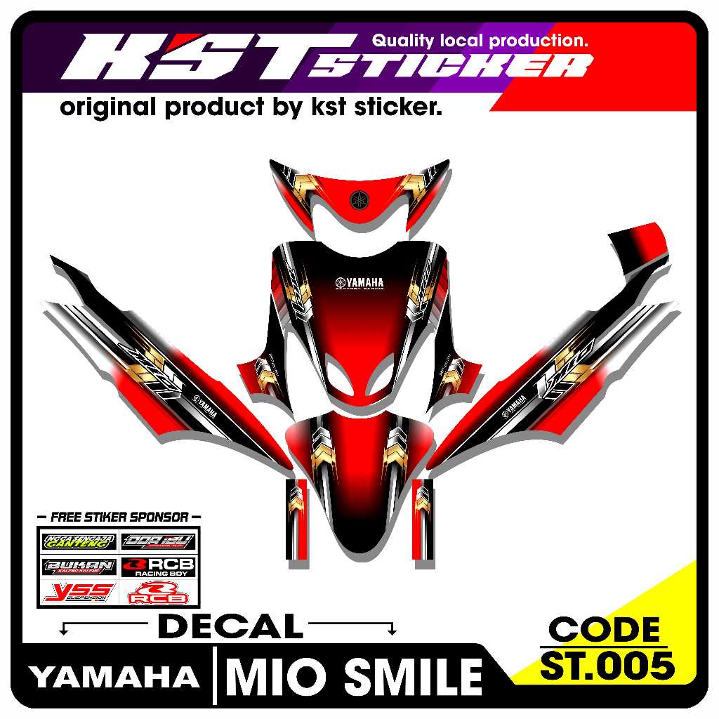 Jual Decal Full Body Mio Smile - Full Body Decal Yamaha Mio Smile. ST ...