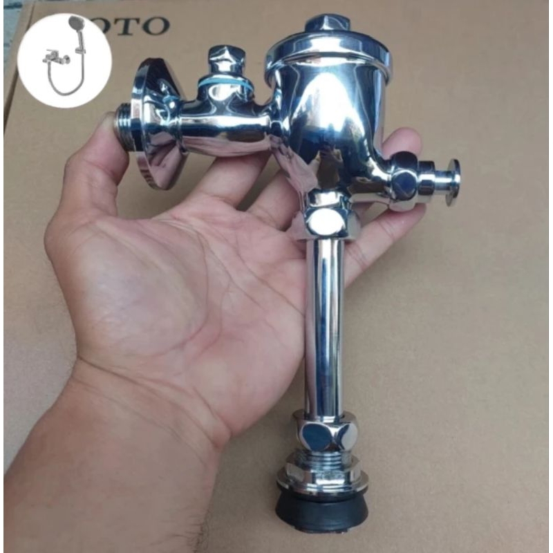 Jual Push Kran TOTO T60P + Inlet TOTO // Bekas || Part Urinal/Urinoir ...