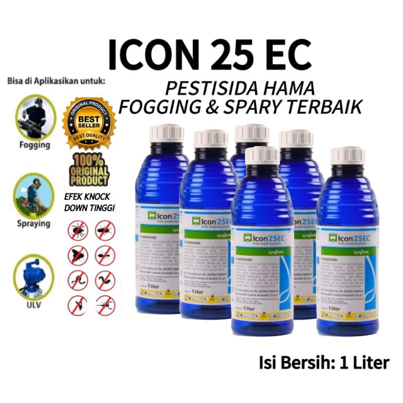Jual Icon 25 EC Obat Fogging Ampuh Dan Obat Super Ampuh Pembasmi Segala Jenis Serangga Kecoa ...