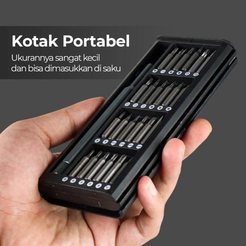 Jual Hand Tool Kit Obeng Full Set Lengkap Peralatan Perbaikan Servis ...